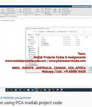 Face recognition using PCA matlab project code - YouTube