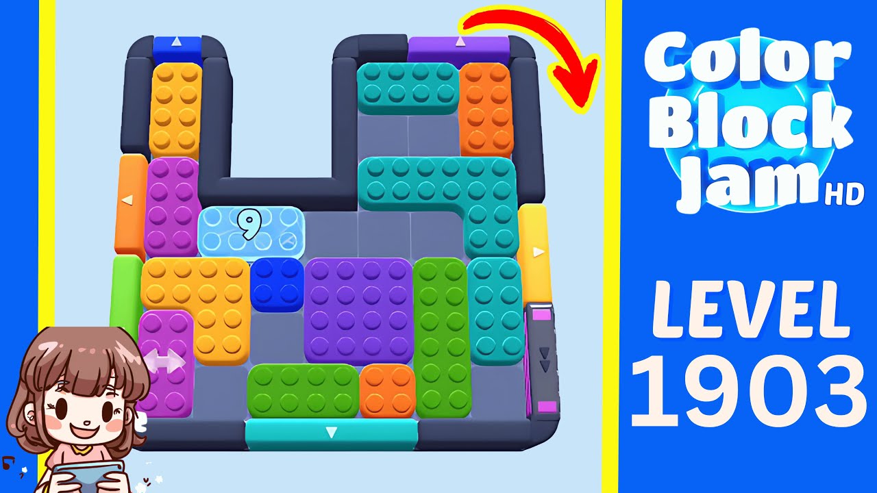 Color Block Jam Level 998 (1903) Solution Walkthrough - YouTube