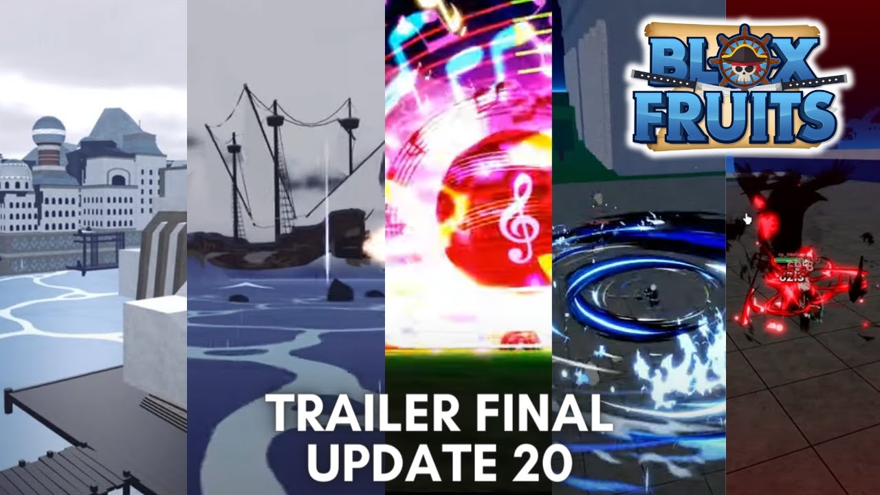 Saiu TRAILER FINAL do UPDATE 20 do Blox Fruits! (Muita coisa nova ...