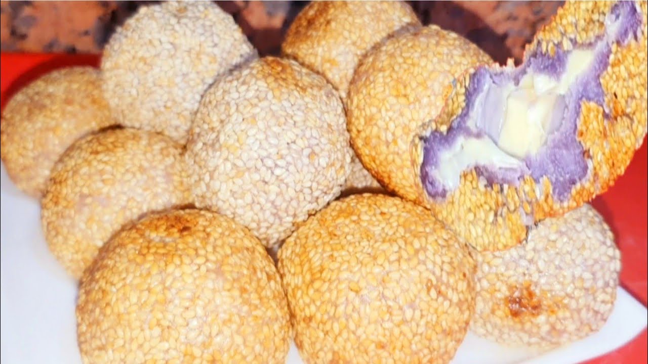 HOW TO MAKE BUTCHI BUTCHI UBE WITH CHEESE / MASARAP SA MERYENDA - YouTube