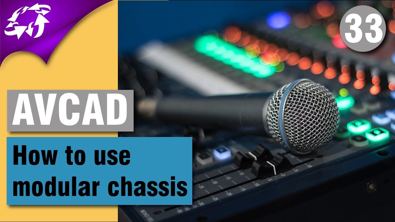AVCAD - AVCAD for CAD - How to use modular chassis - YouTube