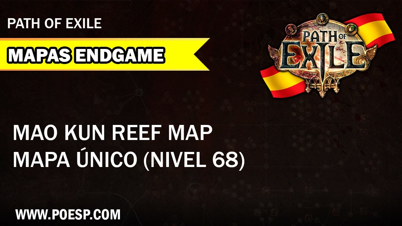 Mao Kun Reef Map Path of Exile - YouTube