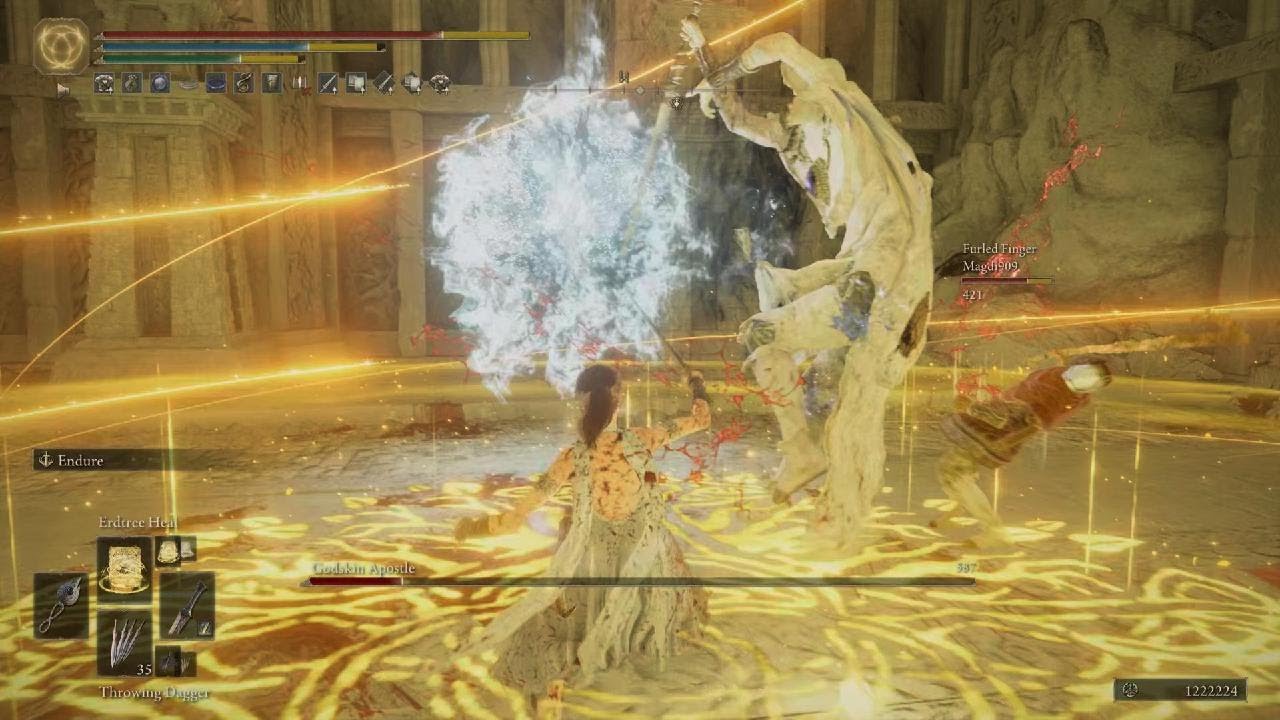 Healer kills Godskin Apostle staring: Magdi909 - ELDEN RING - YouTube