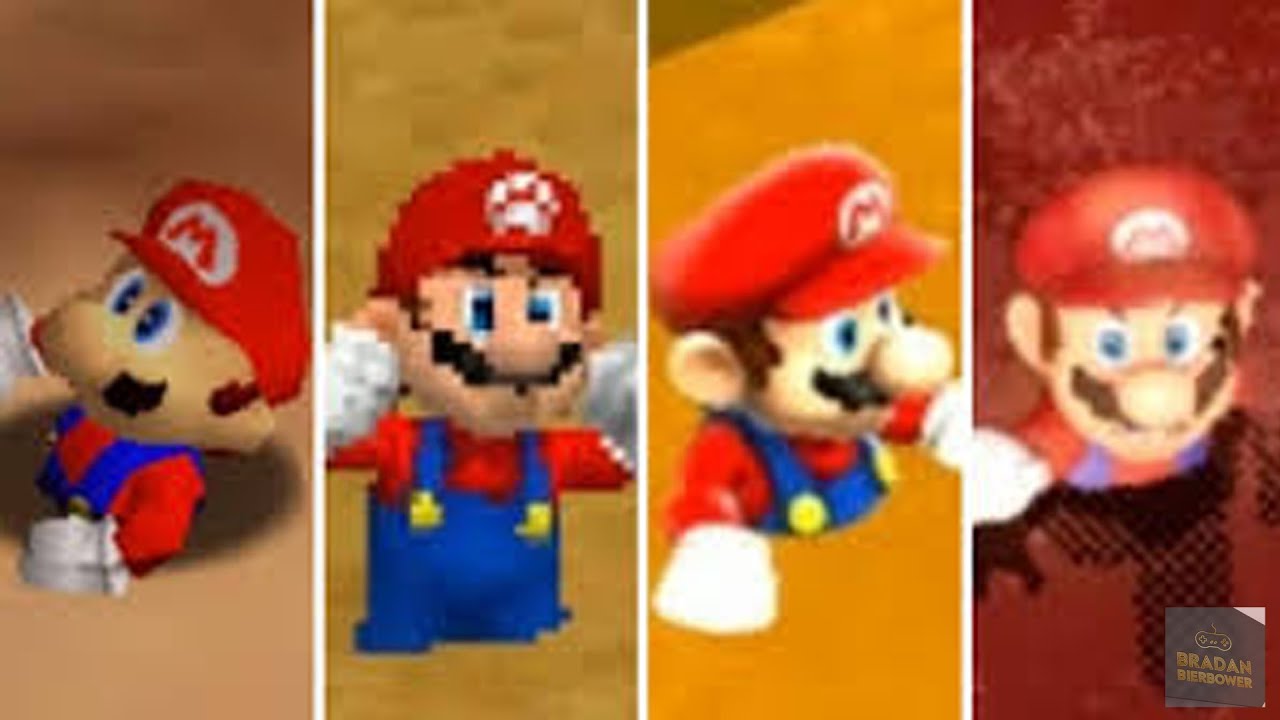 History Of Mario Sinking In Quick Sand - YouTube