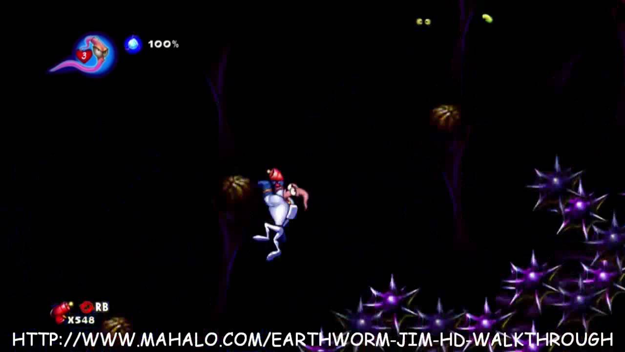Earthworm Jim HD Walkthrough - Buttville - YouTube