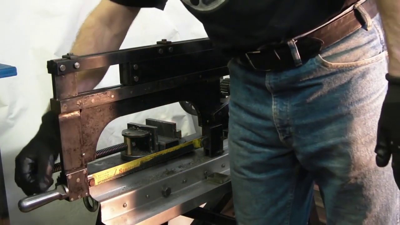 Antique Power Hack Saw Restoration Project - YouTube