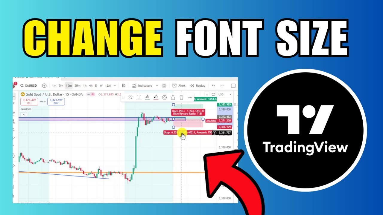 How to Change Font Size in TradingView - New Method - YouTube