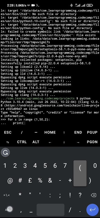 How To Install And Run Python On Termux Youtube