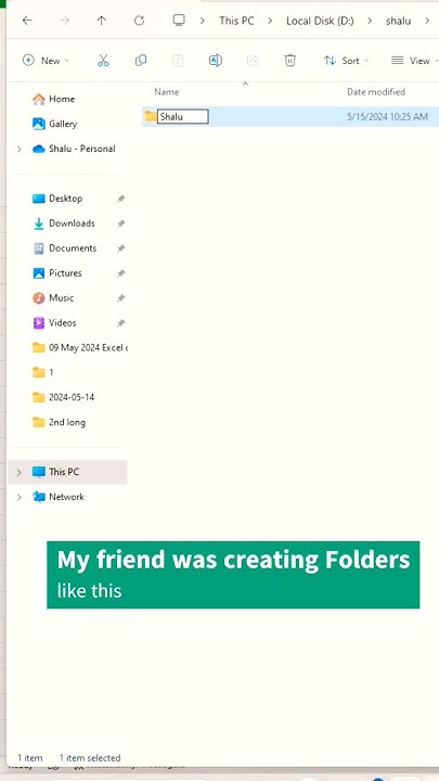 Effortlessly Create Multiple Folders Directory in Excel! #ExcelTutorial #FolderCreation - YouTube