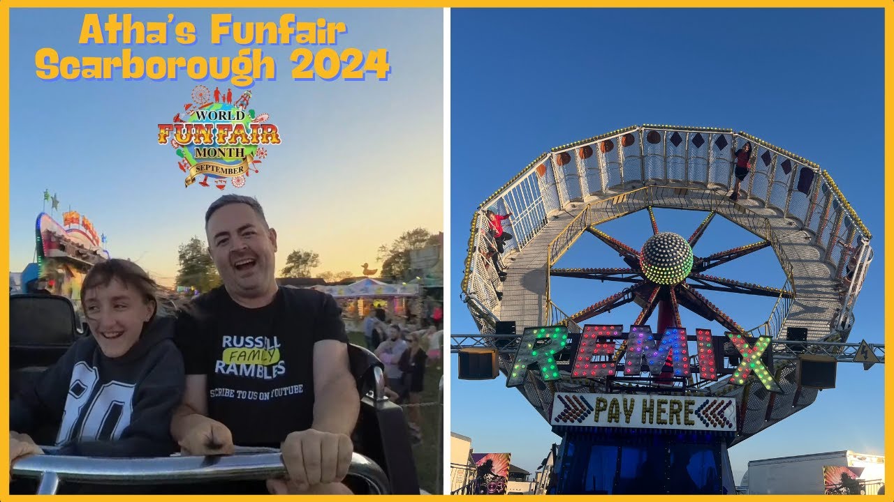 Atha's Funfair In Scarborough | Eastfield | 2024 - YouTube