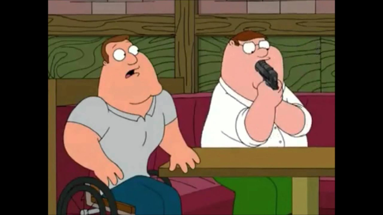 Peter shoots himself - YouTube