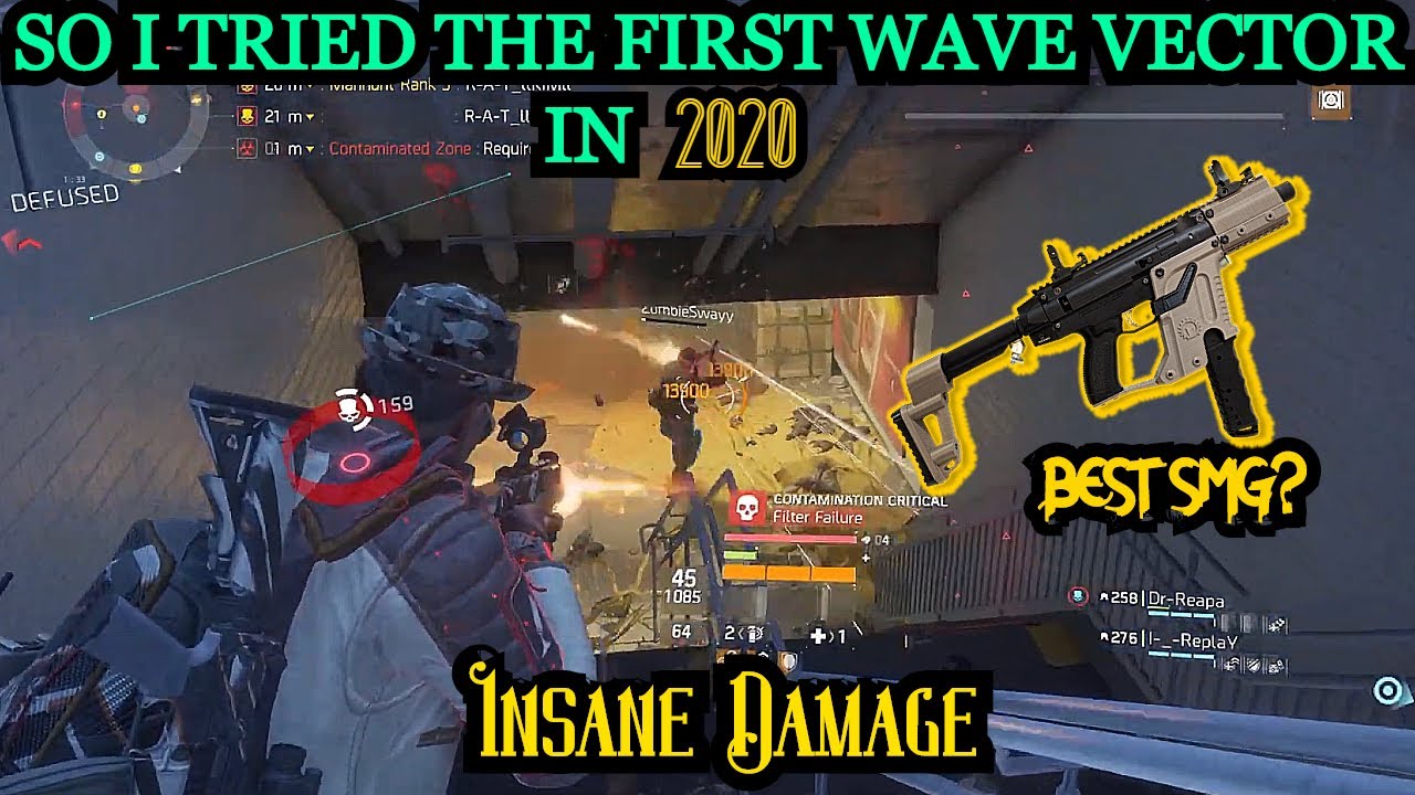 DIVISION 1|USING THE FIRST WAVE VECTOR 45 ACP IN 2020(Insane Crit ...