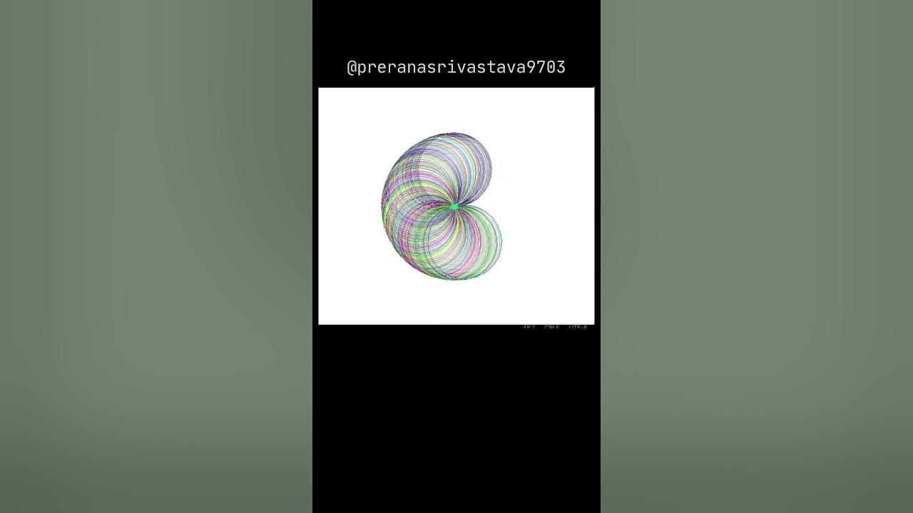 Spirograph by turtle #coding #python3 #shortsfeed #shortsvideo #shorts #song #oldsongs - YouTube