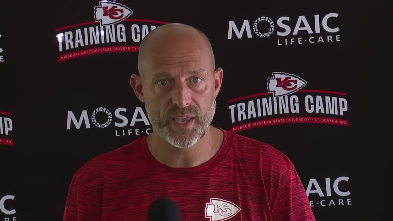 Chiefs' Matt Nagy offers update on offense at training camp - YouTube