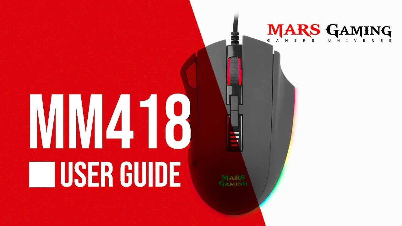 Gaming Mouse 32.000 DPI MM418 - User Guide | Mars Gaming - YouTube