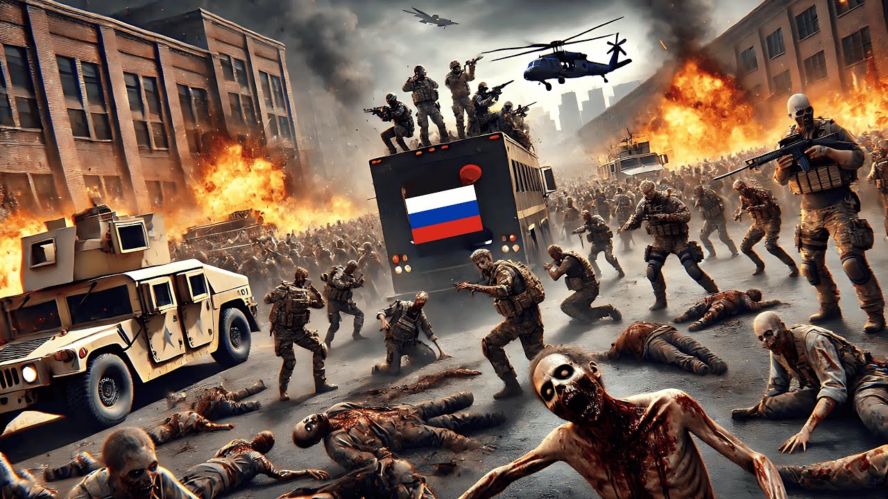 Chernobyl disaster !!! Thousands of zombies attack Russian soldiers ...