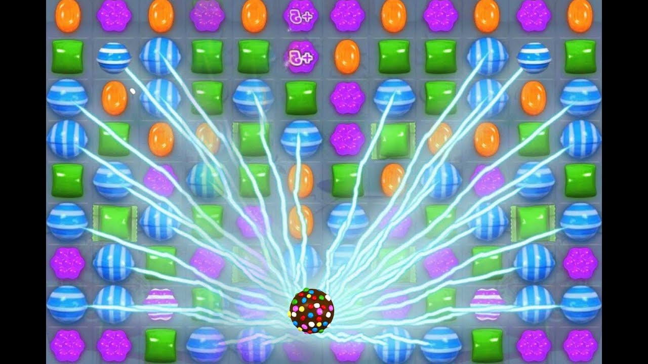 Candy Crush - CRAZY LIGHTNING STRIKE AGAIN !! - YouTube