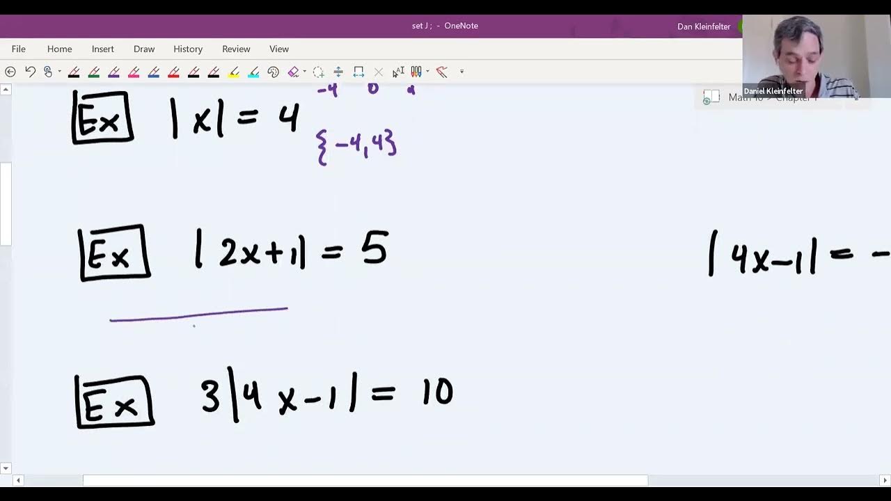 M10 1.6 Absolute Value Functions - YouTube