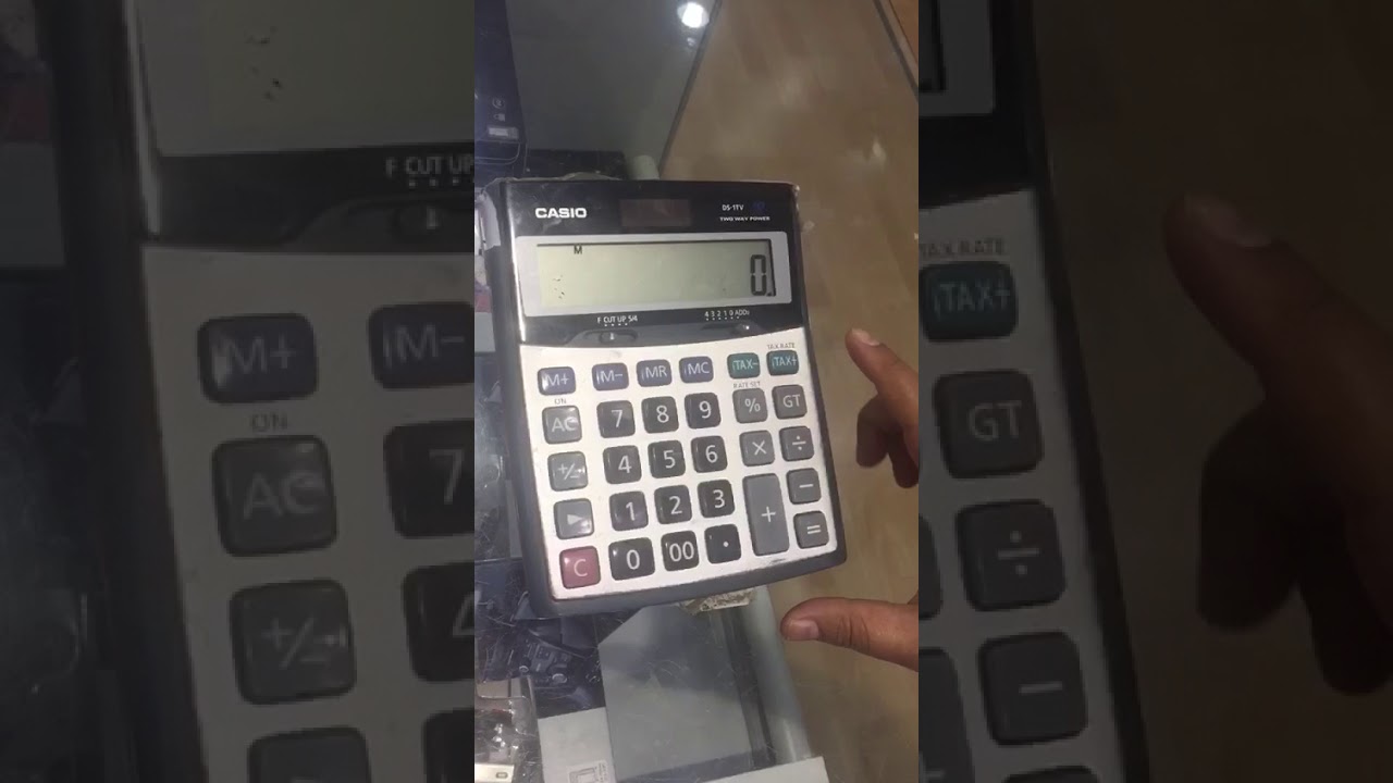 How to calculate tax in Casio calculator - YouTube