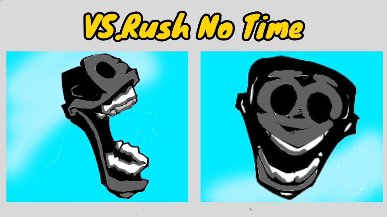 FNF(vs.Rush)[no time](reskin) - YouTube