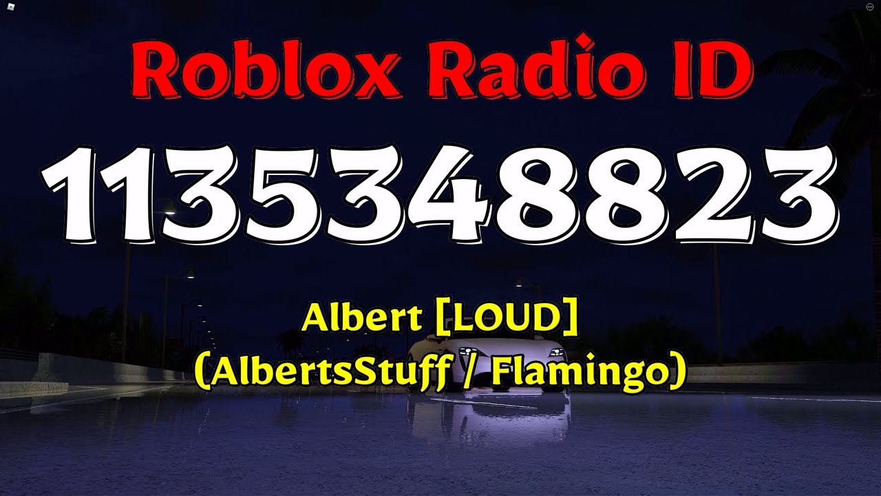 Albert [LOUD] (AlbertsStuff / Flamingo) Roblox Code - YouTube
