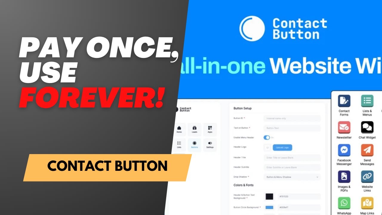 Contact Button AppSumo - Onetime Payment Deal - YouTube