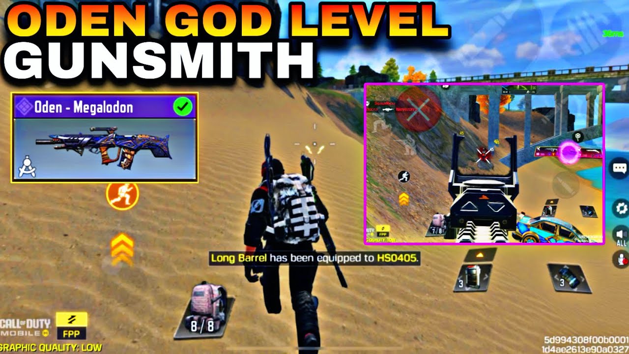This oden - Red Sleigher gunsmith in best in battle royale call of duty ...