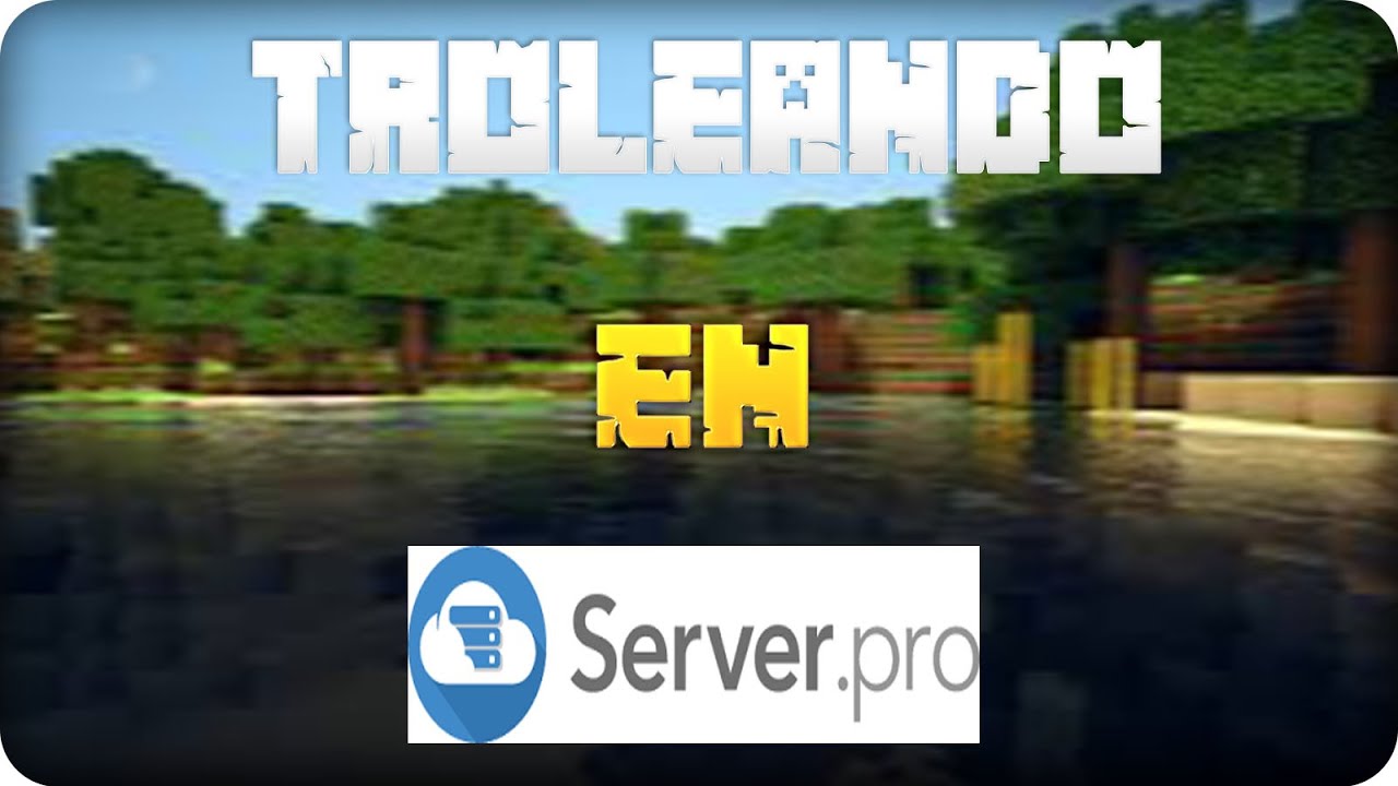 Minecraft - petando servers en Server.pro - YouTube