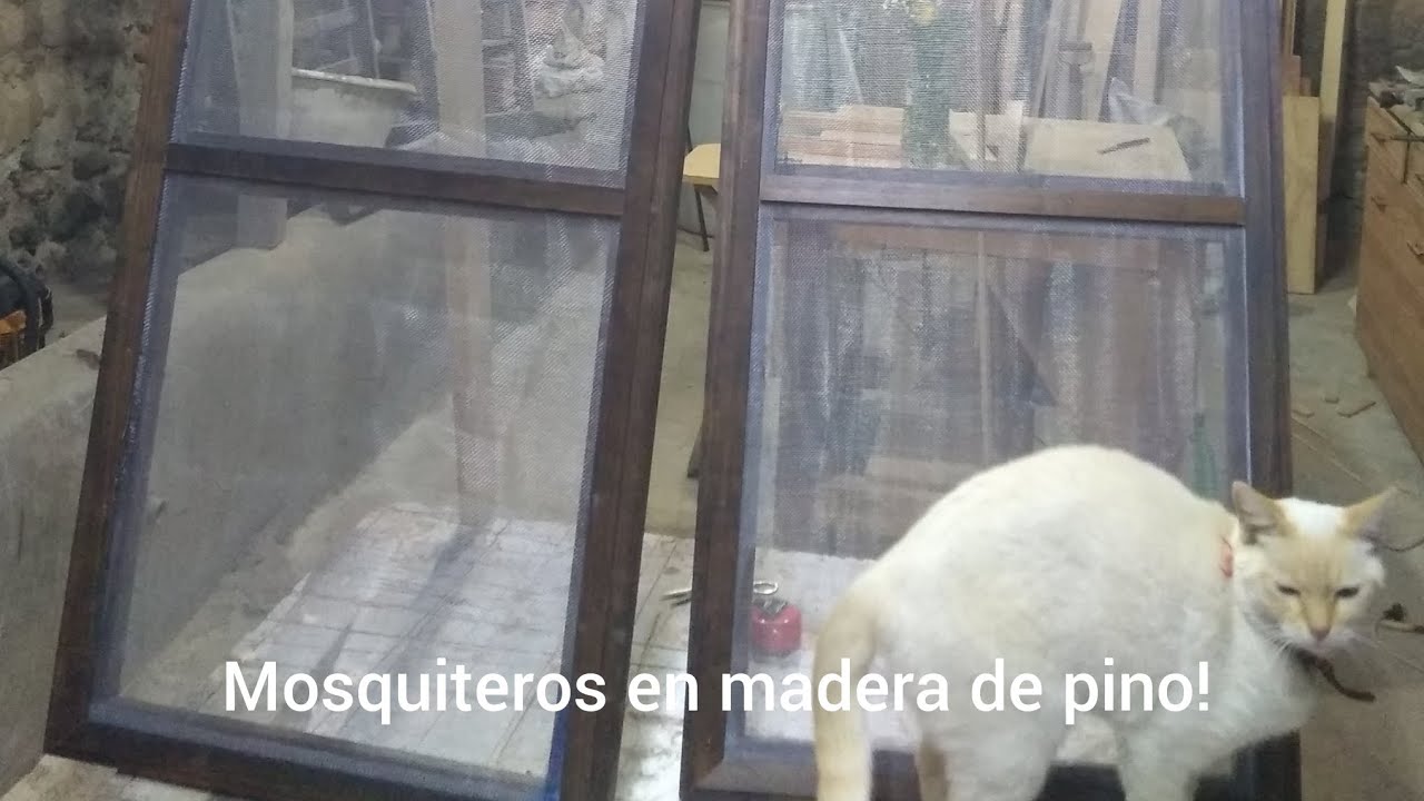 Cómo se hace un mosquitero de madera 🇲🇽 - YouTube