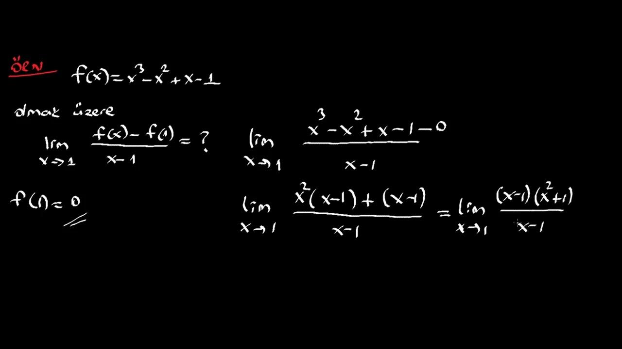 Sıfır bölü sıfır belirsizliği #2 1 - YouTube