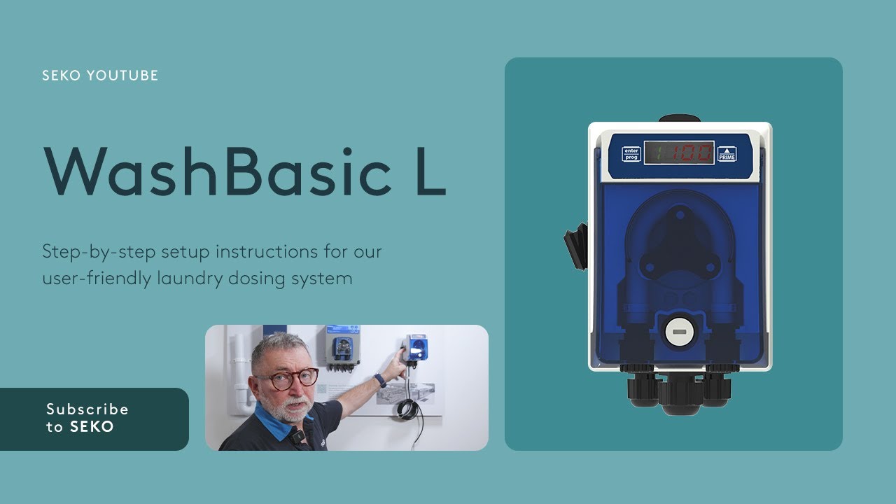 WashBasic L installation and programming guide - YouTube