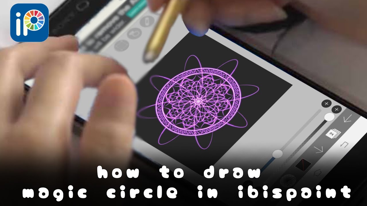 how to draw a magic circle in ibispaint x 🪄🪄 - YouTube