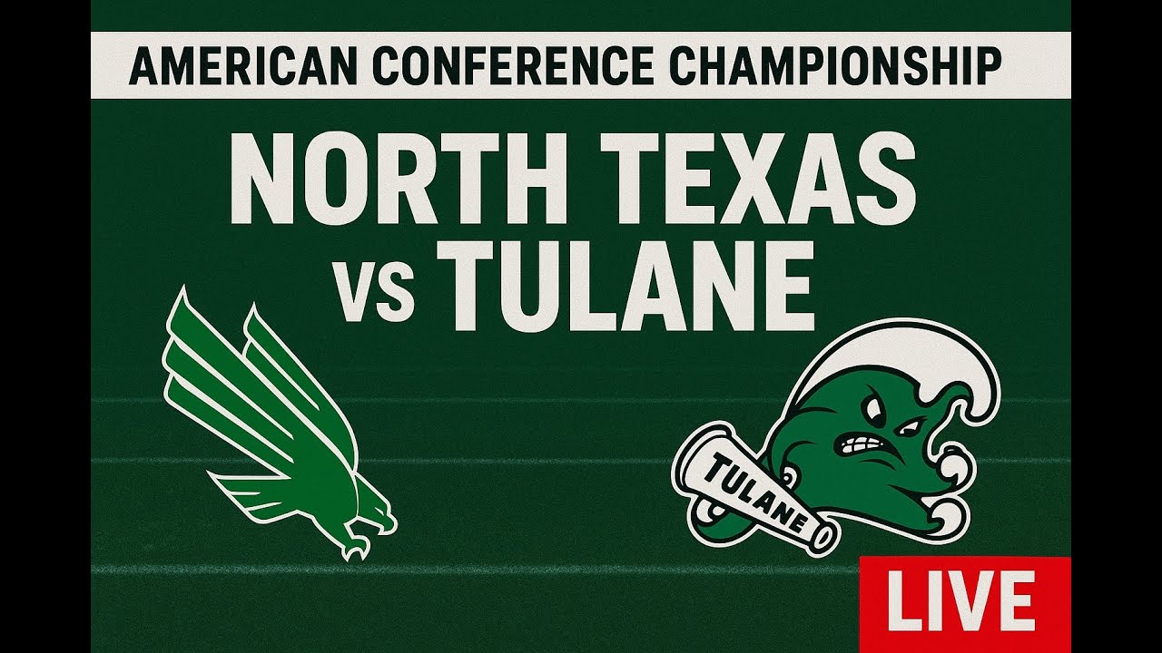 North Texas vs Tulane | American Conference Championship | College ...