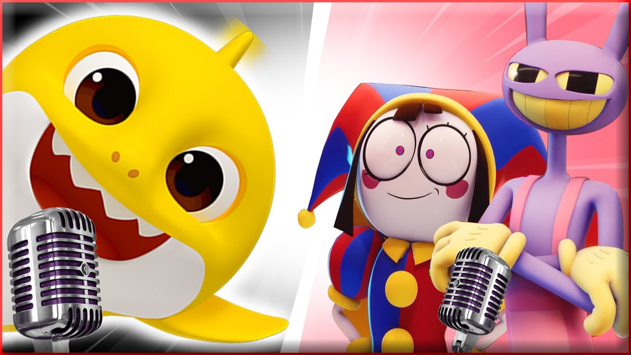 THE AMAZING DIGITAL CIRCUS - Baby Shark Song (COVER) - YouTube