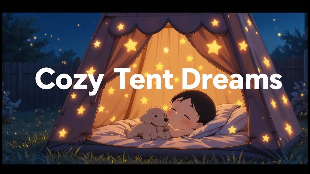 Shin-chan & Shiro’s Sleep Tent | Glowing Night Lullaby - YouTube