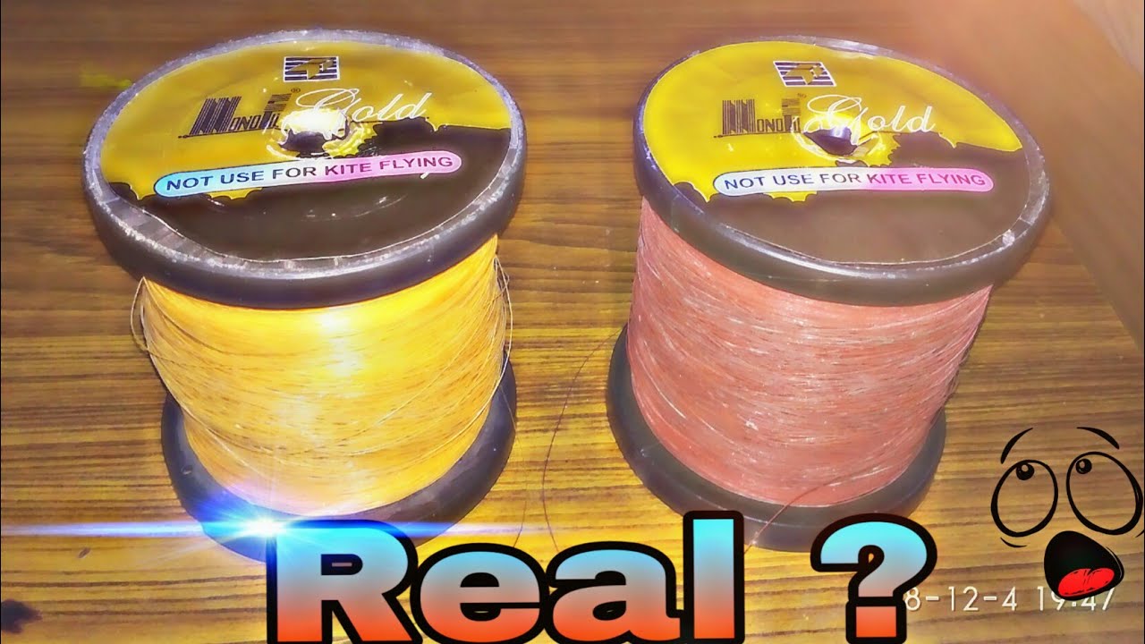 Monofil gold review || Best manjha for kites || Monofil Gold real or ...