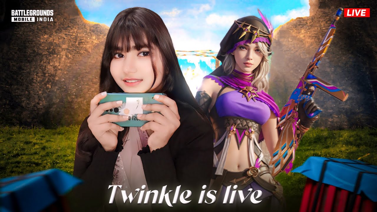 BGMI LIVE STREAM GIRL GAME||PLAYING WITH ONLY SUBSCRIBERS||JOIN WITH TEAMCODE||TWINKLE GAMING ...