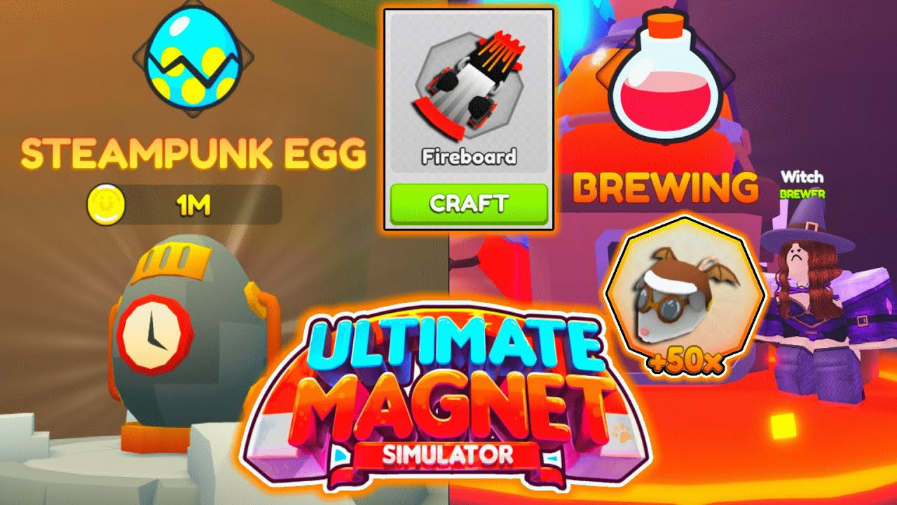 [🦃 UPDATE] Ultimate Magnet Simulator | NEW MINING, PETS, BREW POTIONS ...