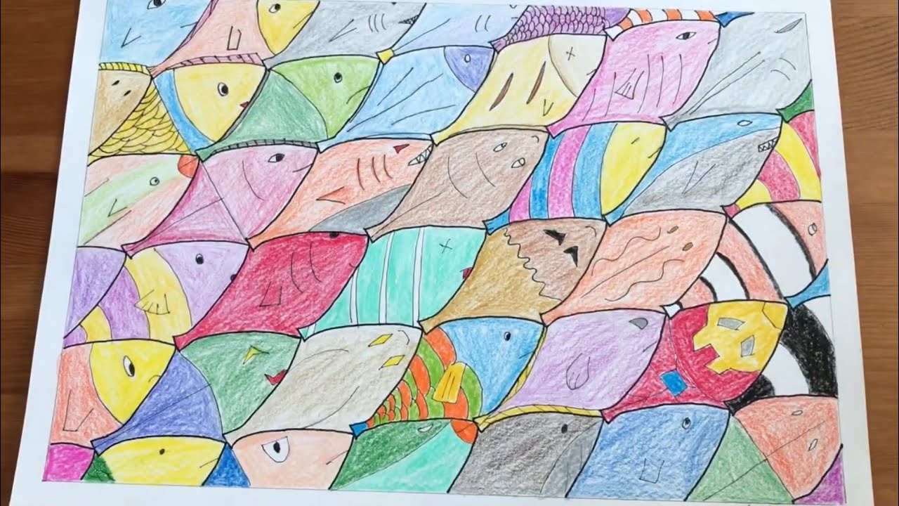 Tessellation “fish species” - YouTube