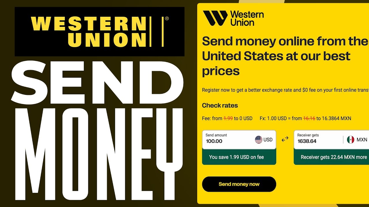 How To Send Money Through Western Union (2024) Full Guide - YouTube
