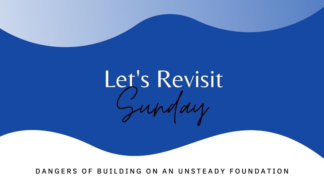 Dangers of Building on an Unsteady Foundation - YouTube