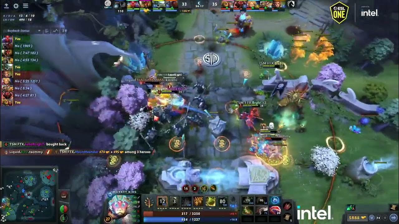 TSM. Timado Rampage against Liquid! TSM FTX vs. Team Liquid - ESL ONE Malaysia 2022 - YouTube