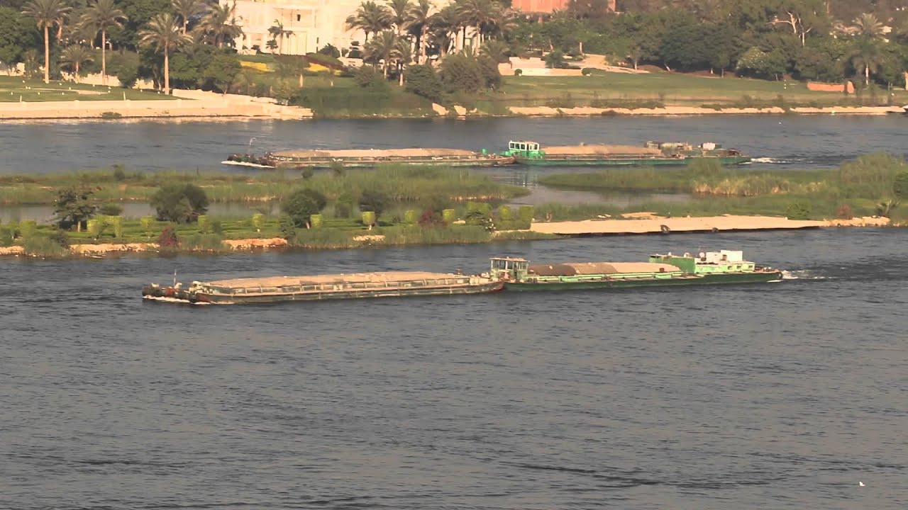 A barge on the nile river 5616 - YouTube