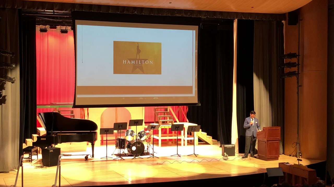 Head of School Matt "the Rapper" Micciche keepin' it real, Quaker style ...