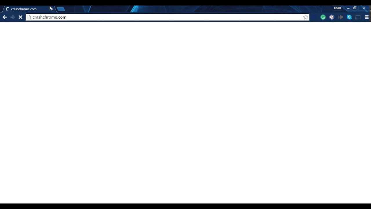 Crashing Chrome - YouTube