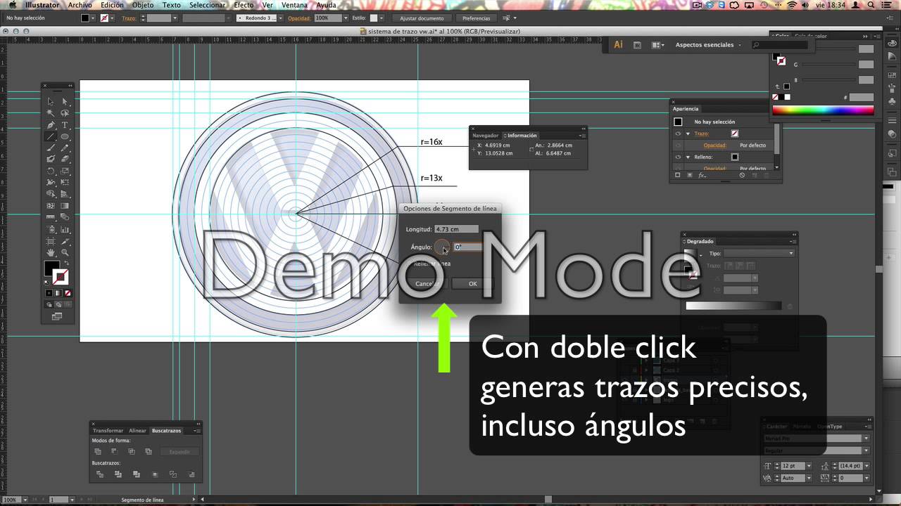 reticula para logo circular - YouTube
