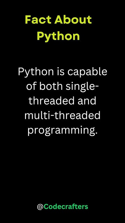 Fascinating Facts About Python No 27 #python, #programming, #coding, #shorts, #trending - YouTube