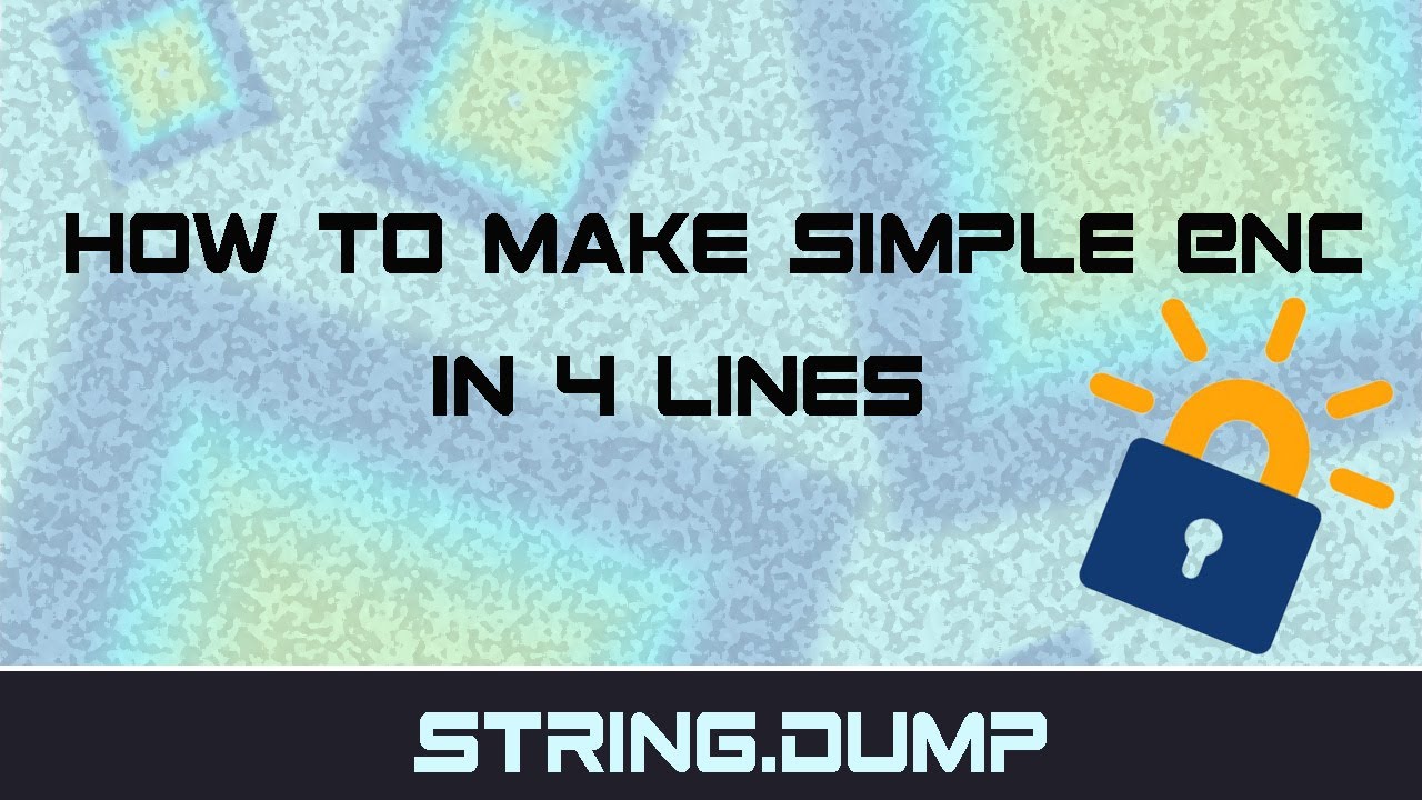 How to make Enc in 4 lines - YouTube