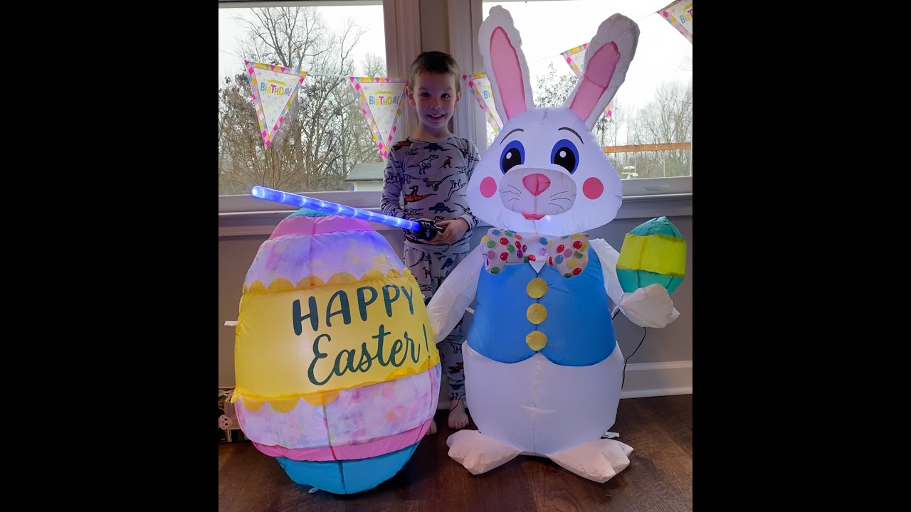 GEMMY EASTER EGG INFLATABLE - NEW for 2023 #gemmy #inflatable #easter # ...