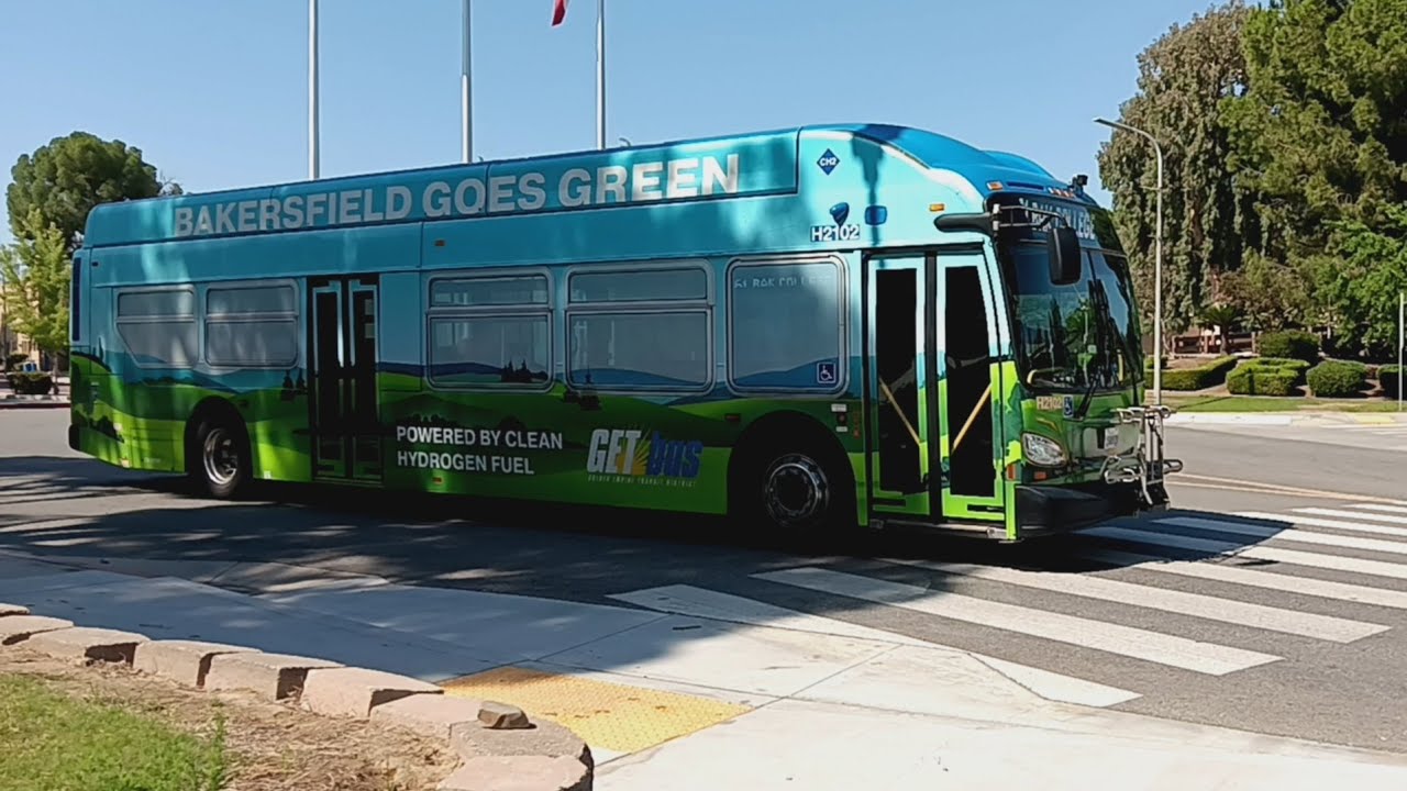 Golden Empire Transit 2021 New Flyer XHE40 #H2102 (Hydrogen bus) also ...